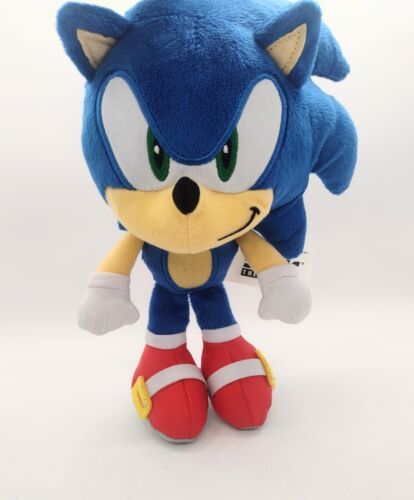 Sonic The Hedgehog Stuffed Animal Plush 12in Sega Blue Cartoon TV - Other