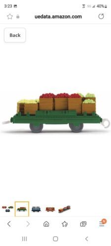 Thomas Trackmaster Farm Dairy Fruit Cars & Train Track Complete Set ...