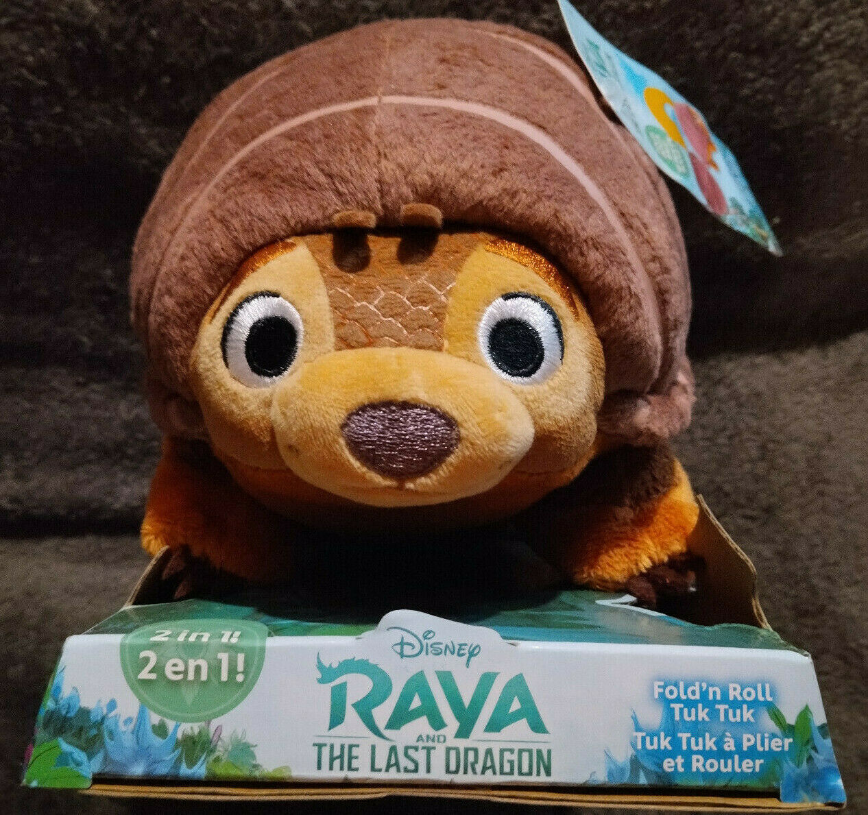 Disney RAYA and The Last Dragon Fold'n Roll Tuk Tuk Plush 2 in 1 Fold ...