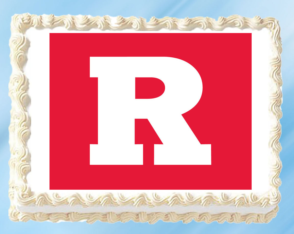 Rutgers Edible Image Topper Cupcake Frosting 1/4 Sheet 8.5 x 11" - Cake ...