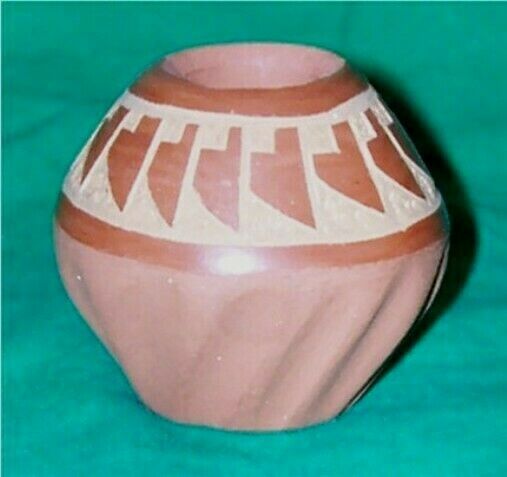 NATIVE AMERICAN INDIAN ART POTTERY BACA JEMEZ SEED POT POTTERY MOUNTAIN ...