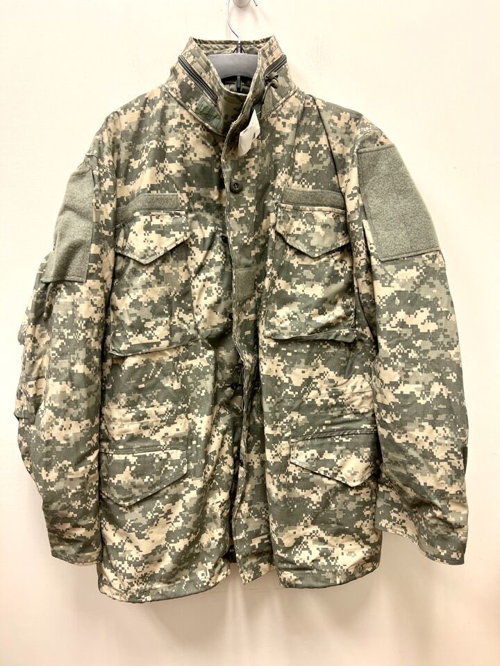 NEW USGI COAT COLD WEATHER FIELD ACU DIGITAL M-65 JACKET - MEDIUM LONG ...