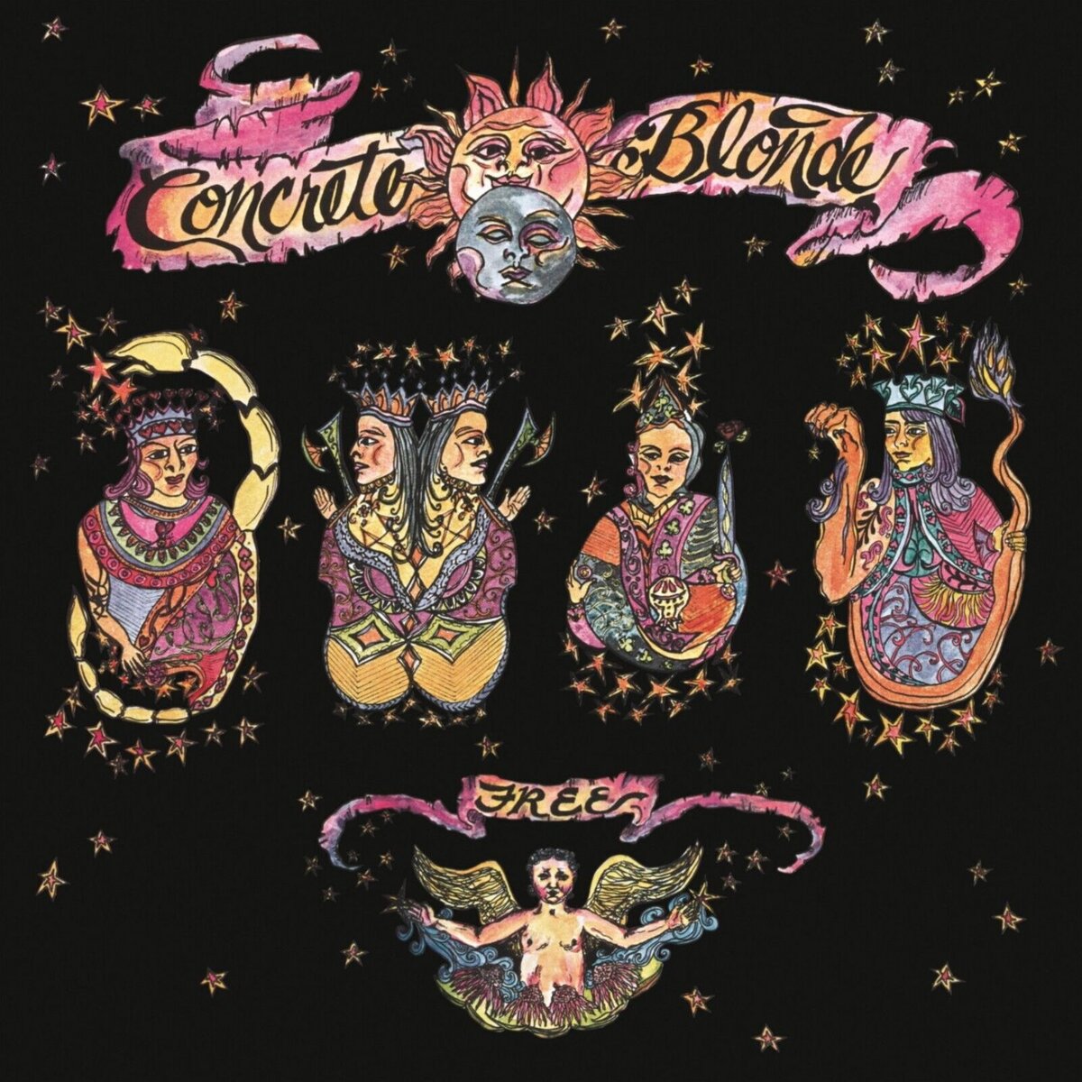 CONCRETE BLONDE Free BANNER 3x3 Ft Fabric Poster Tapestry Flag album ...