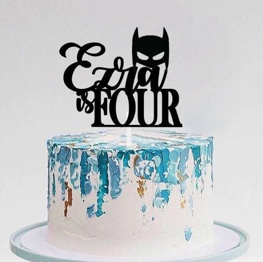 BATMAN NAME Cake Topper | Birthday Cake Topper | Customize Cake Topper ...