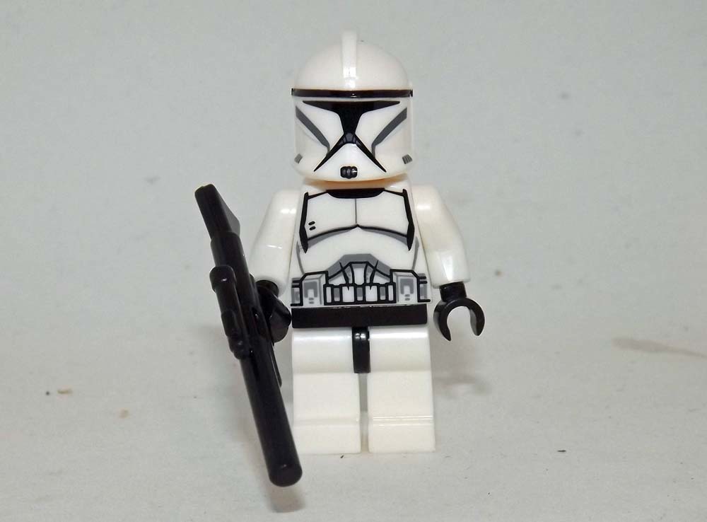 Rare Minifigure Clone Trooper Phase One Clone Wars Cartoon Star Wars ...