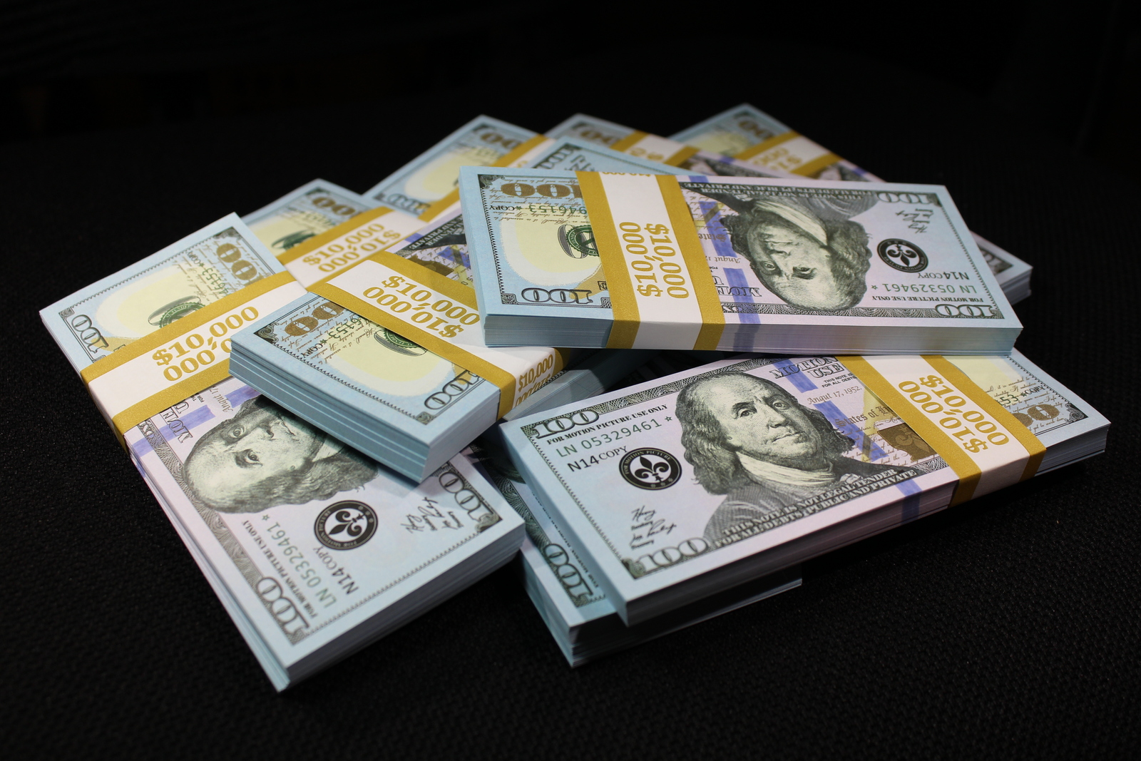 100,000$ FULL PRINT Realistic Prop Money Fake 100 Dollar Bills REAL ...
