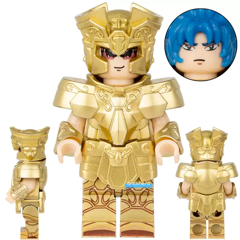 Gemini Saga Saint Seiya Knights of the Zodiac Lego Minifigure Brick ...