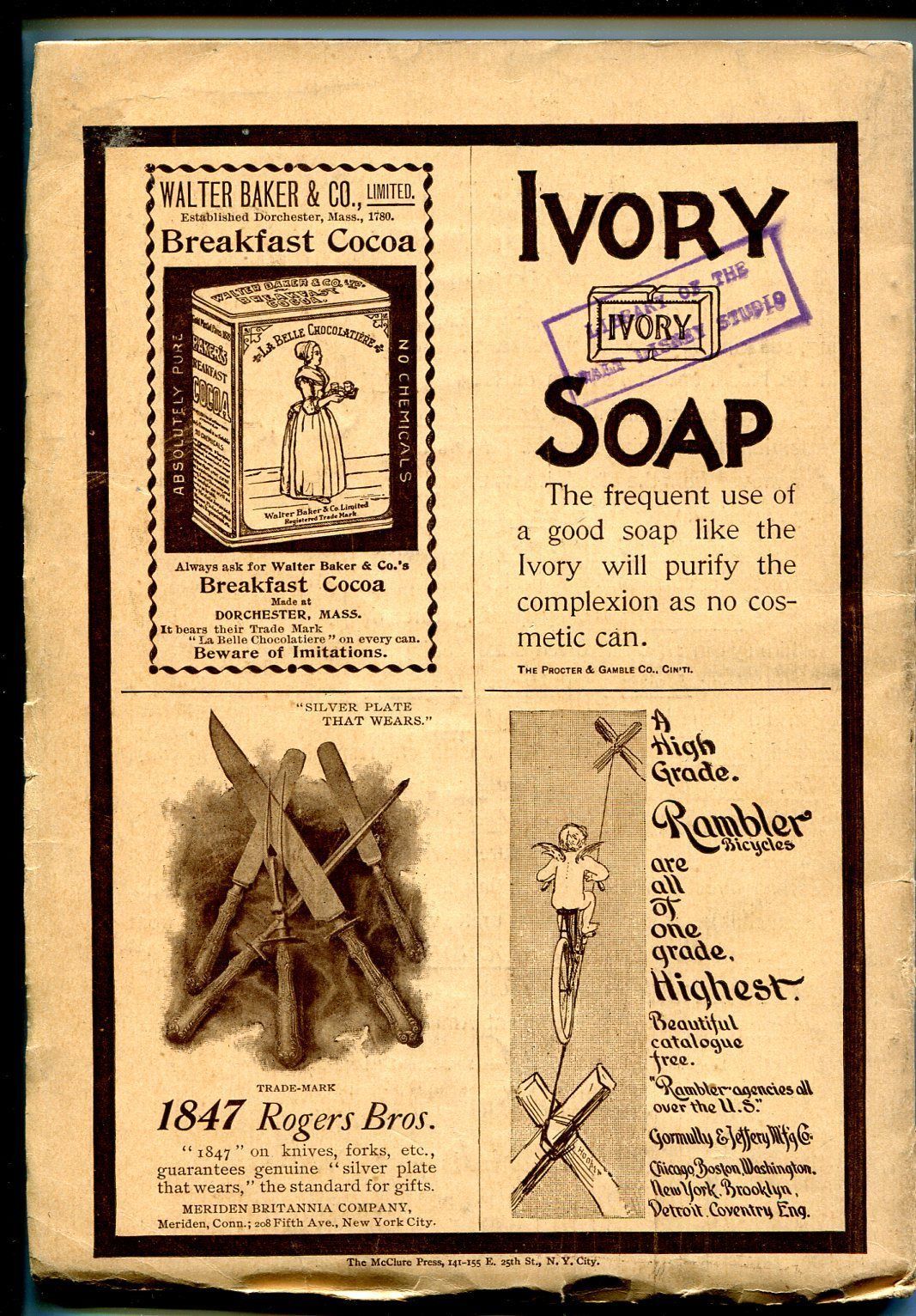 McClures Magazine 9/1896-pulp forerunner-Abe Lincoln-uniqueads-FN ...