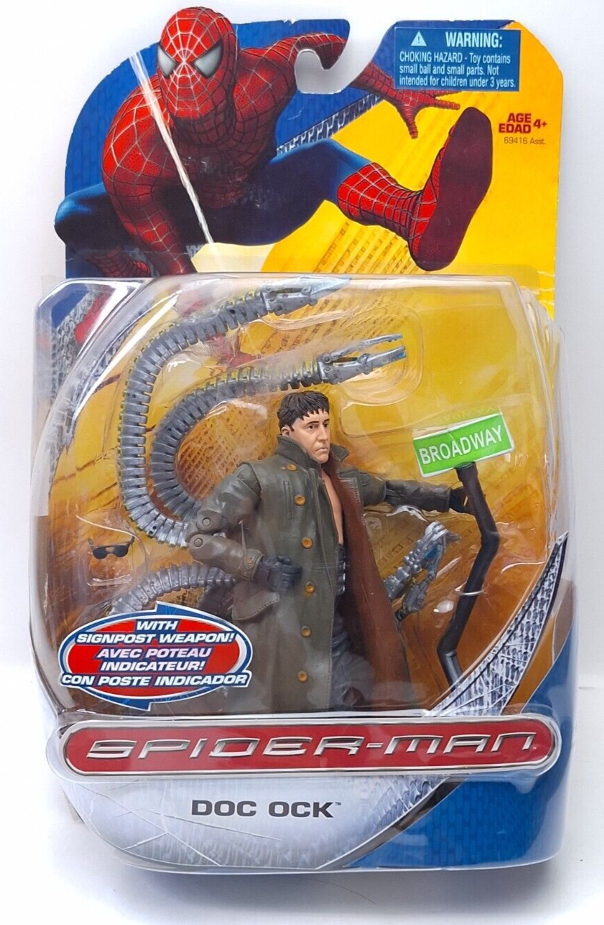 Marvel DOC OCK w/ Signpost Weapon Action Figure 2007 Hasbro NEW ...