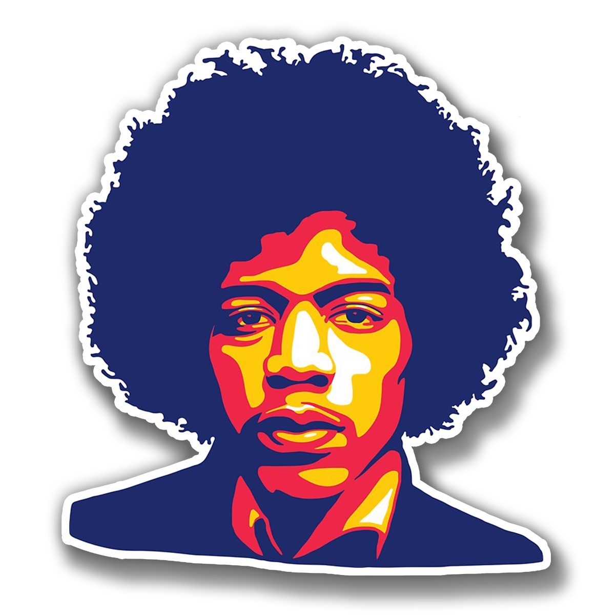 Hendrix Precision Cut Decal - Decals, Stickers & Vinyl Art
