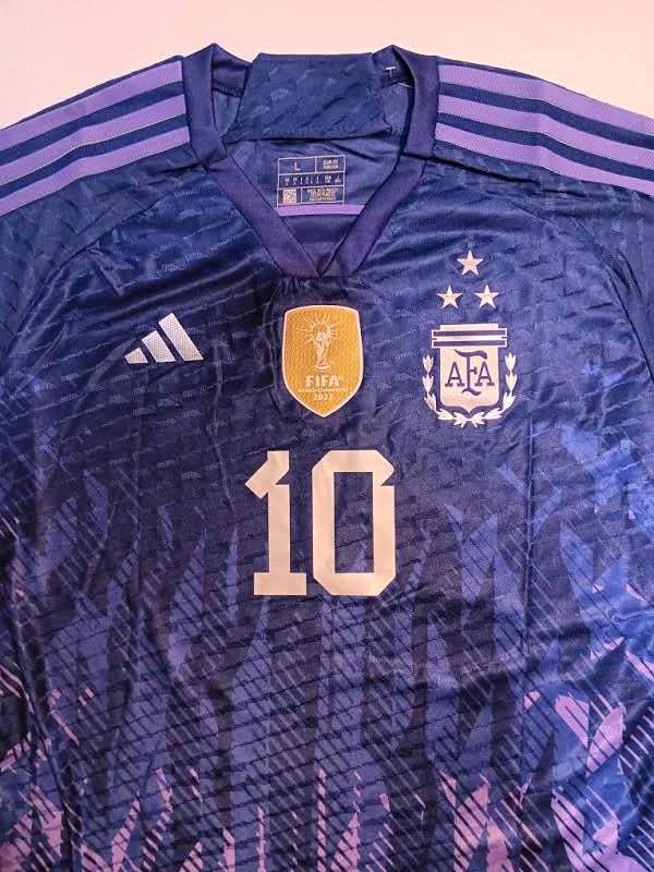 Lionel Messi Argentina 2026 World Cup Qualifiers 3 Star Match Away ...