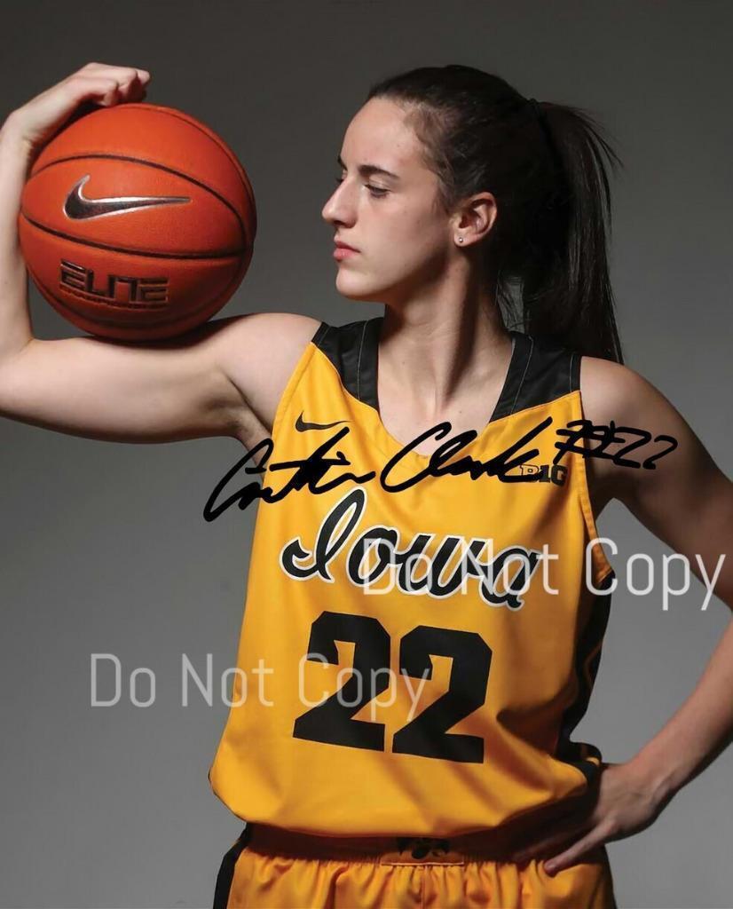 CAITLIN CLARK SIGNED PHOTO 8X10 RP AUTOGRAPHED REPRINT IOWA WOMENS ...