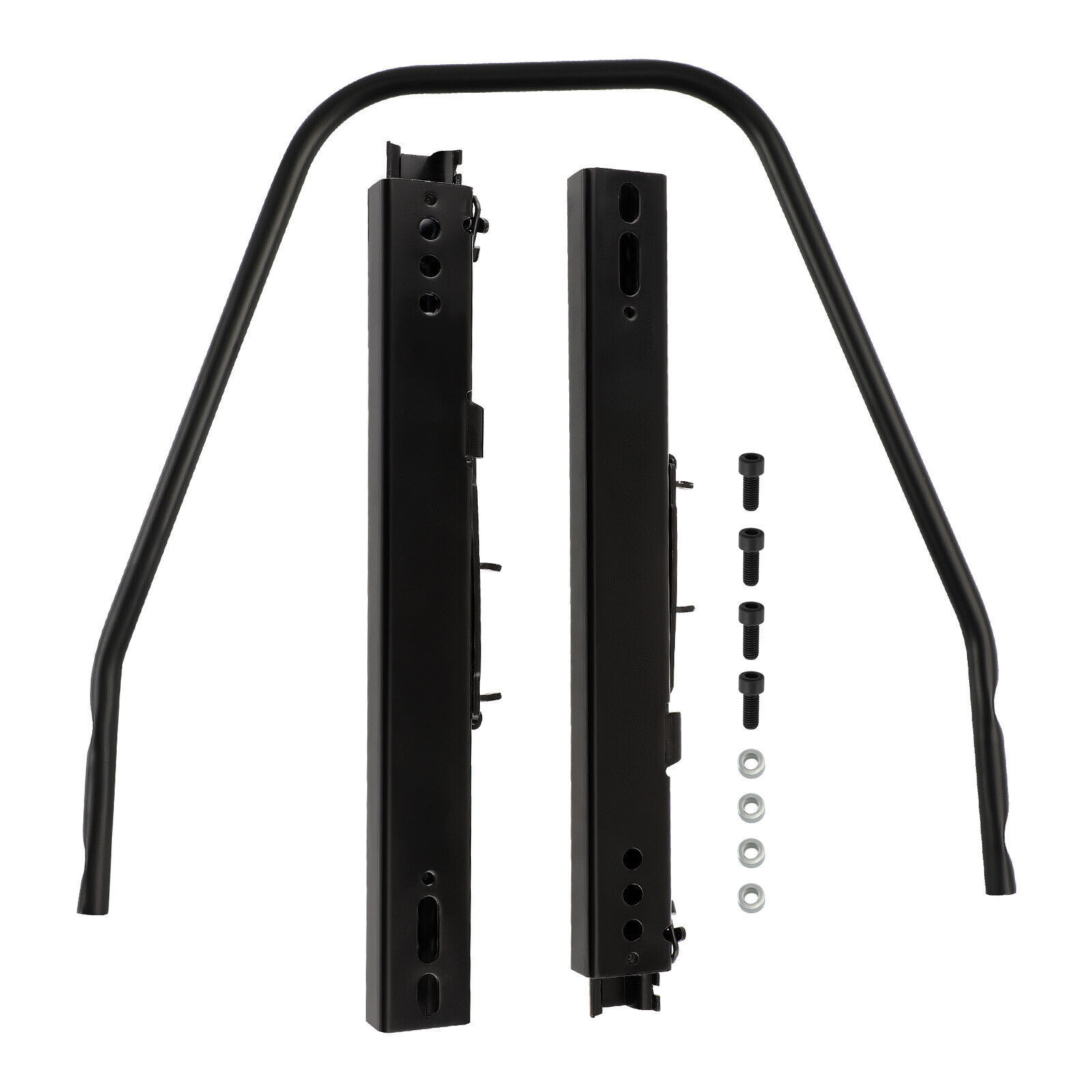 Universal Racing Seat Slider Rail Track Kit Seat Base Lock Brackets Kit ...