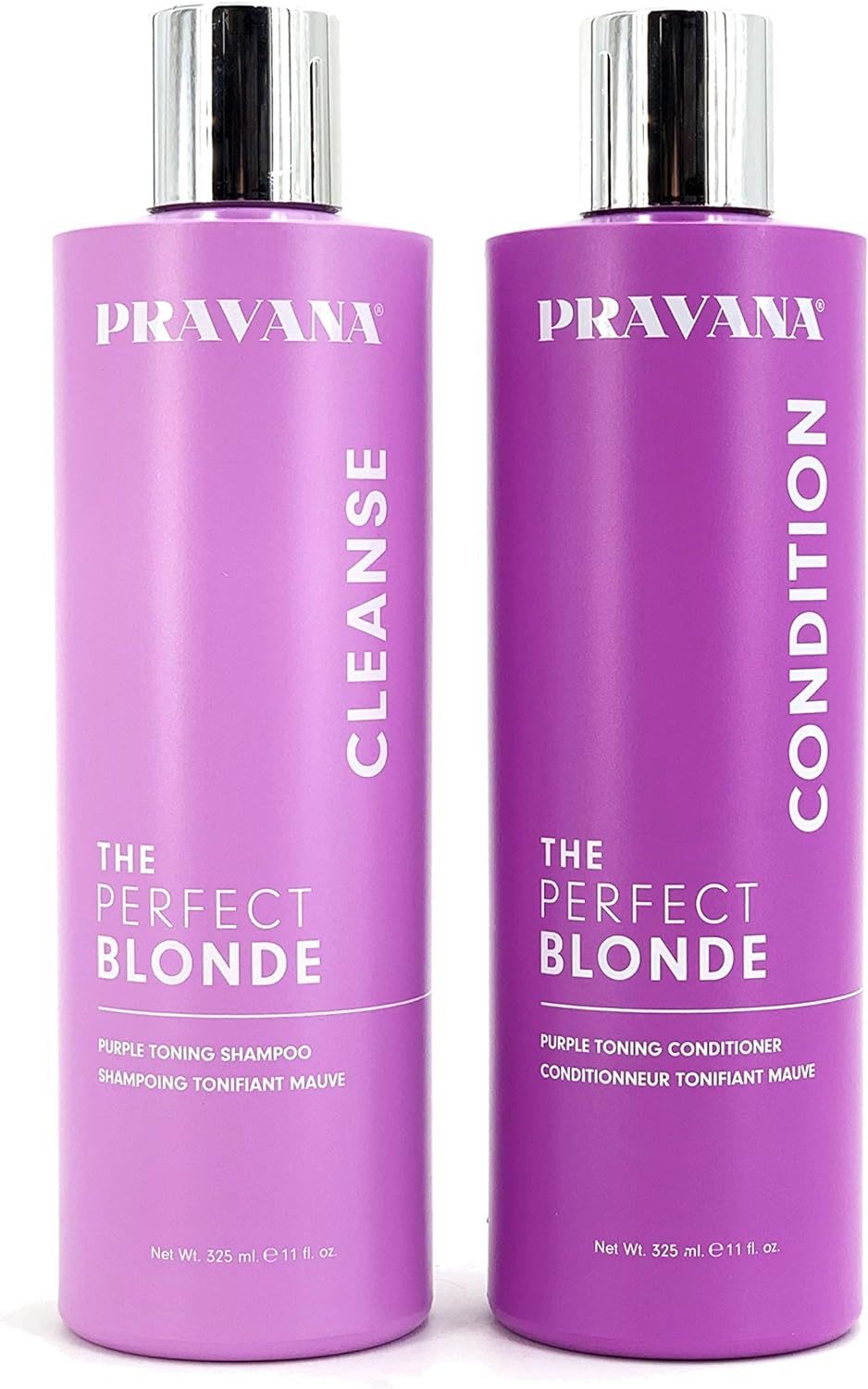 Pravana The Perfect Blonde Purple Toning Shampoo And Conditioner Set