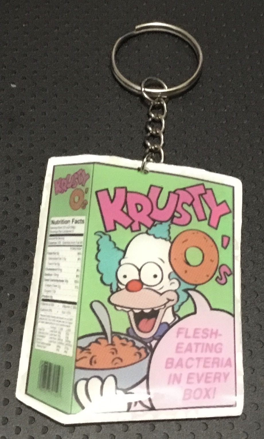 Krusty-o’s cereal from the Simpsons Krusty the clown keychain - Other ...