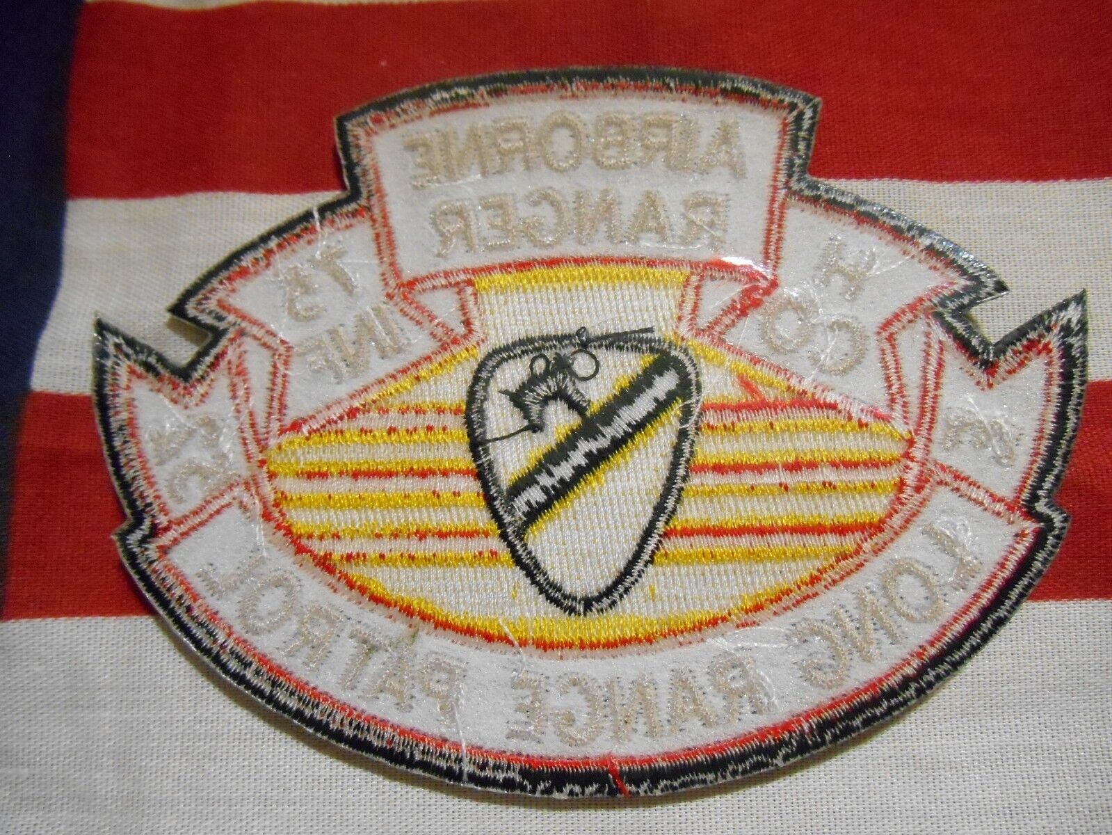 US ARMY H CO E 52ND 1ST CAVALRY AIRBORNE RANGER LONG RANGE PATROL PATCH ...