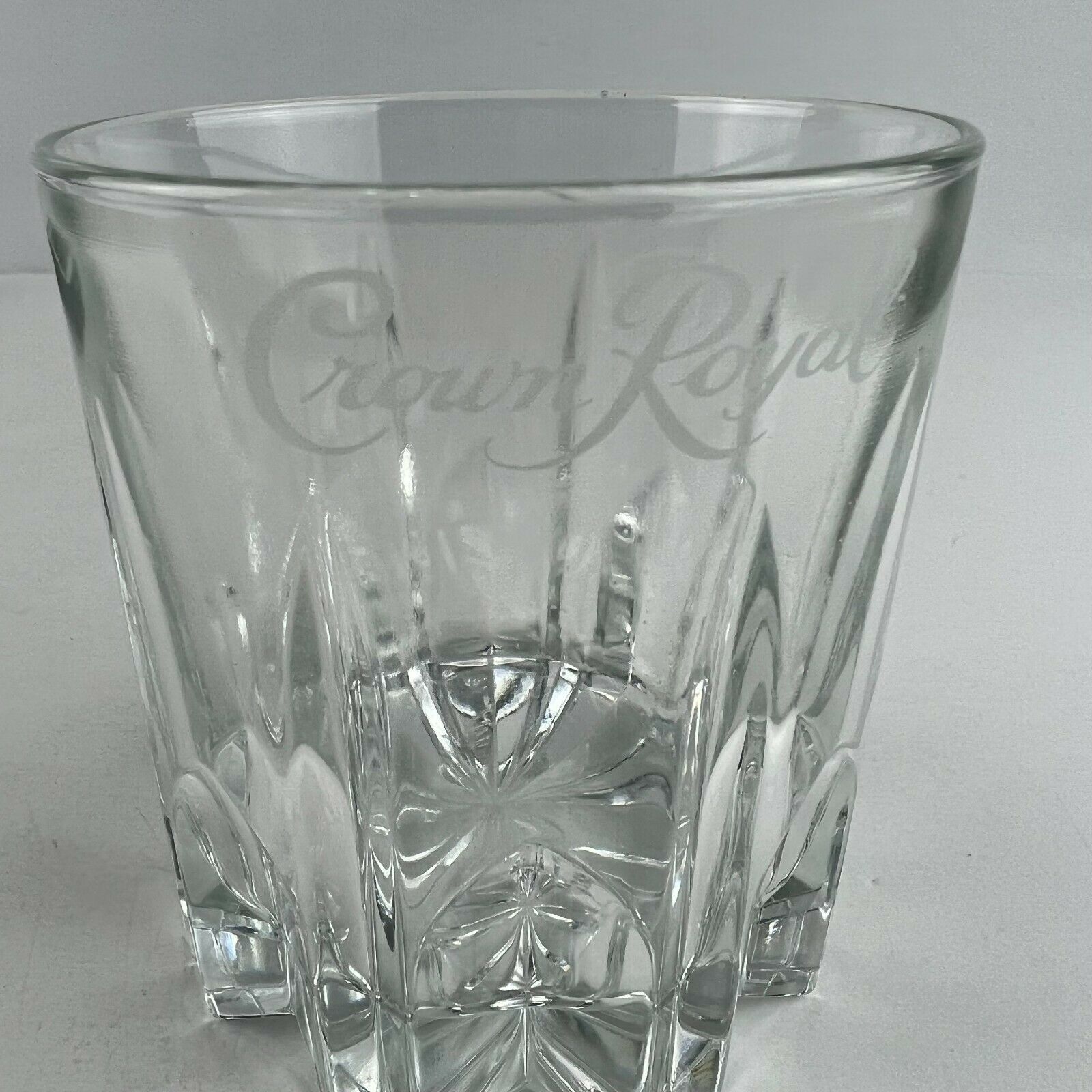 Crown Royal Crystal Starburst Base Whiskey Low Ball Rock Glass - Food ...