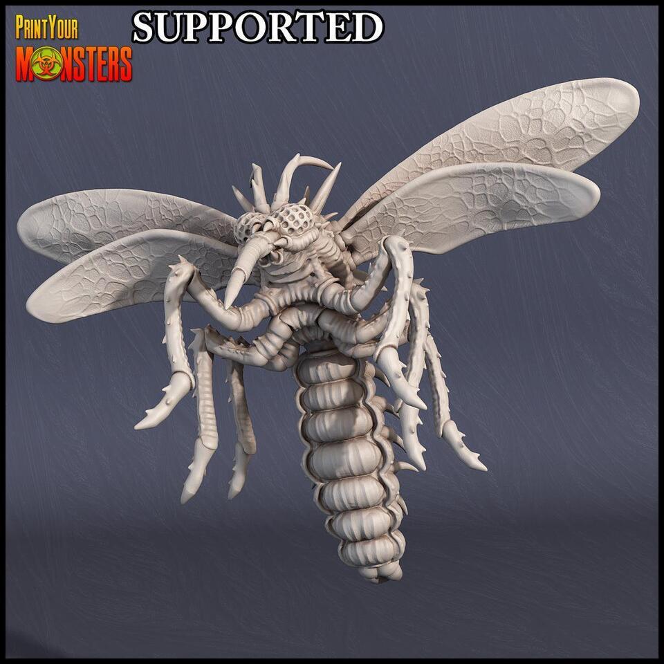 3D Printed Print Your Monsters Mosquito Swamp Invasion 28mm - 32mm D&D ...