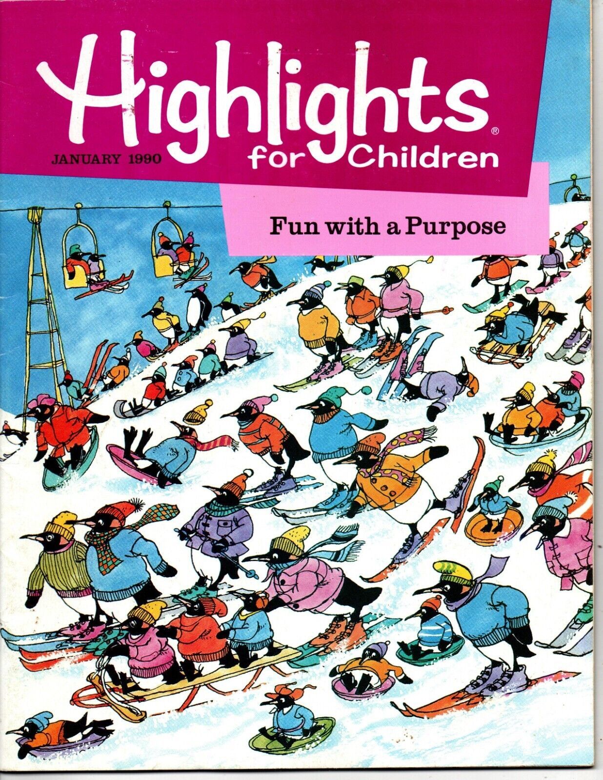 Highlights for Children Magazine January 1990 A Last Look at the Amazon ...