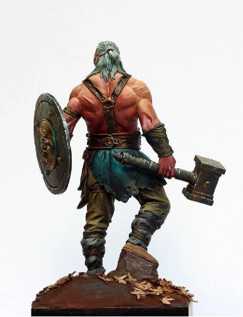1/24 Resin Model Kit Warrior Viking Barbarian Garage Unpainted - Figures