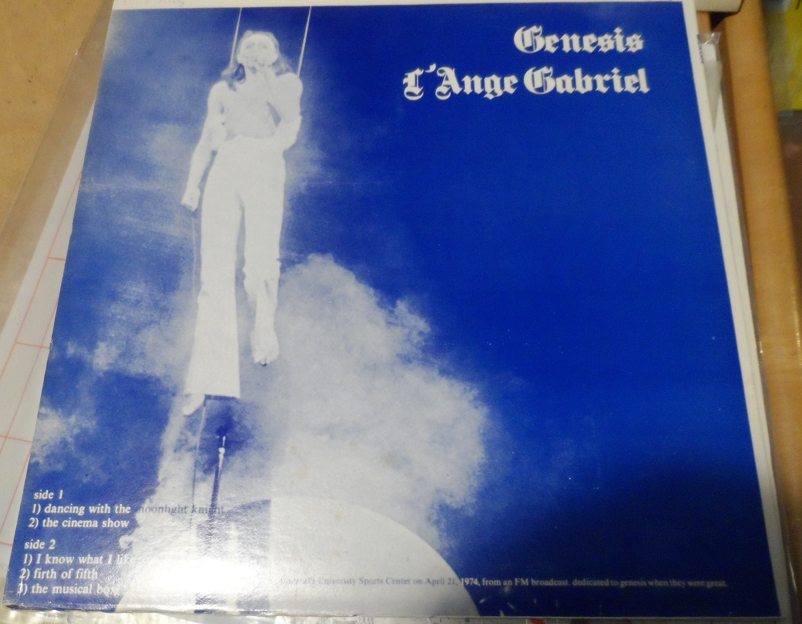 Genesis - " L'Ange Gabriel " LP NM ~ SMILIN' EARS ~ YELLOW SWIRL ...