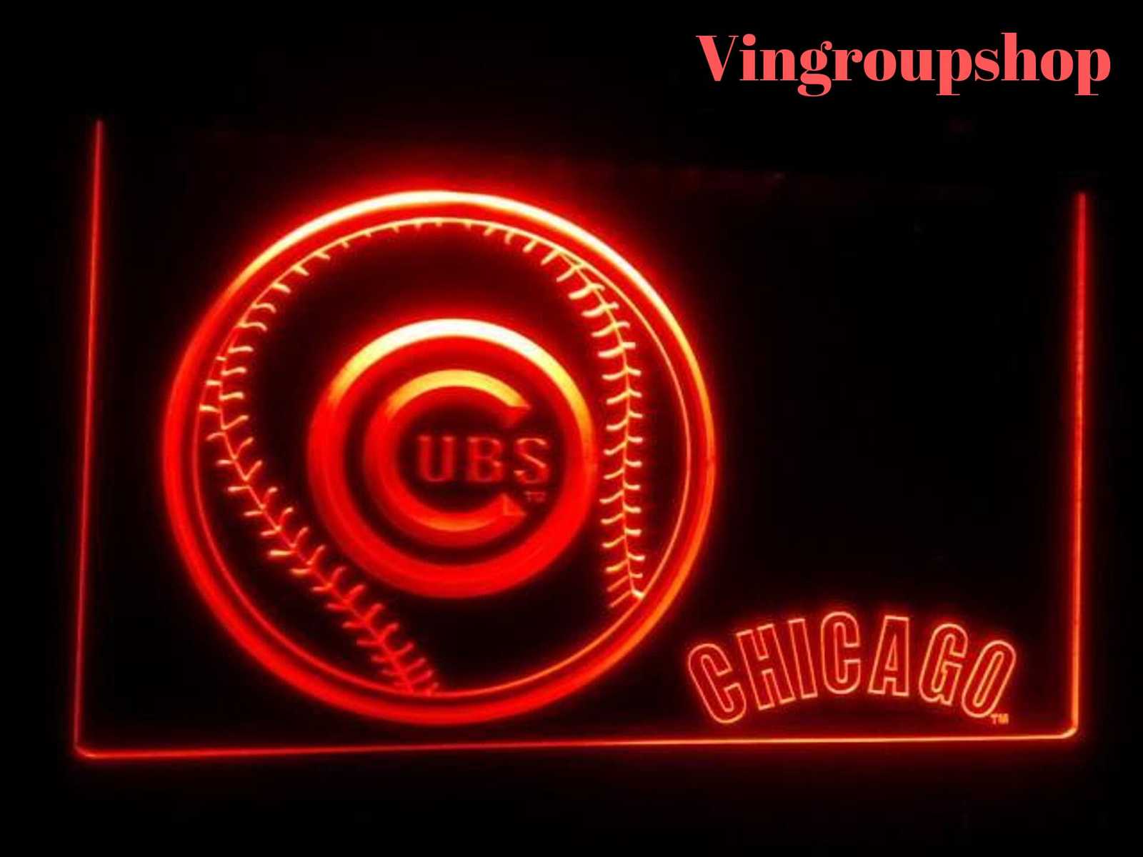 Chicago Cubs Logo Illuminated Led Neon Sign and 50 similar items