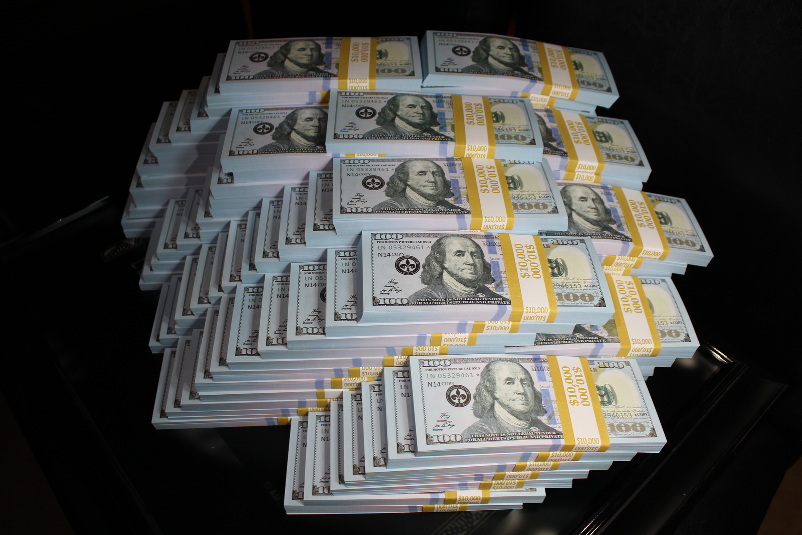 10K Full Print Realistic Prop Money New 10,000 Dollar Bills Cash Fake ...
