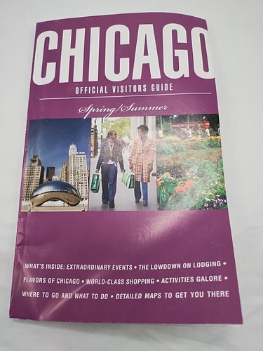 2005 Chicago Official Visitors Guide Spring Summer Magazine Booklet ...