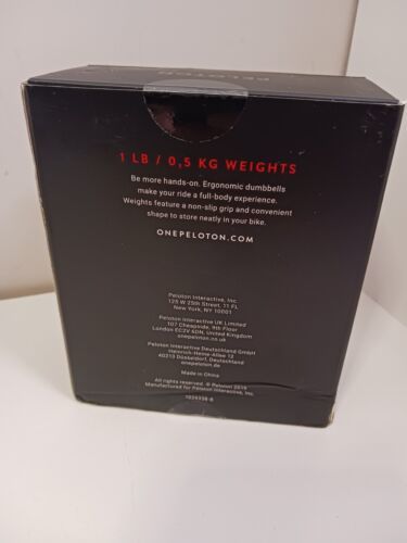 Peloton 1 lb (2) Dumbbells Hand Weights Brand New Open Box - Dumbbells