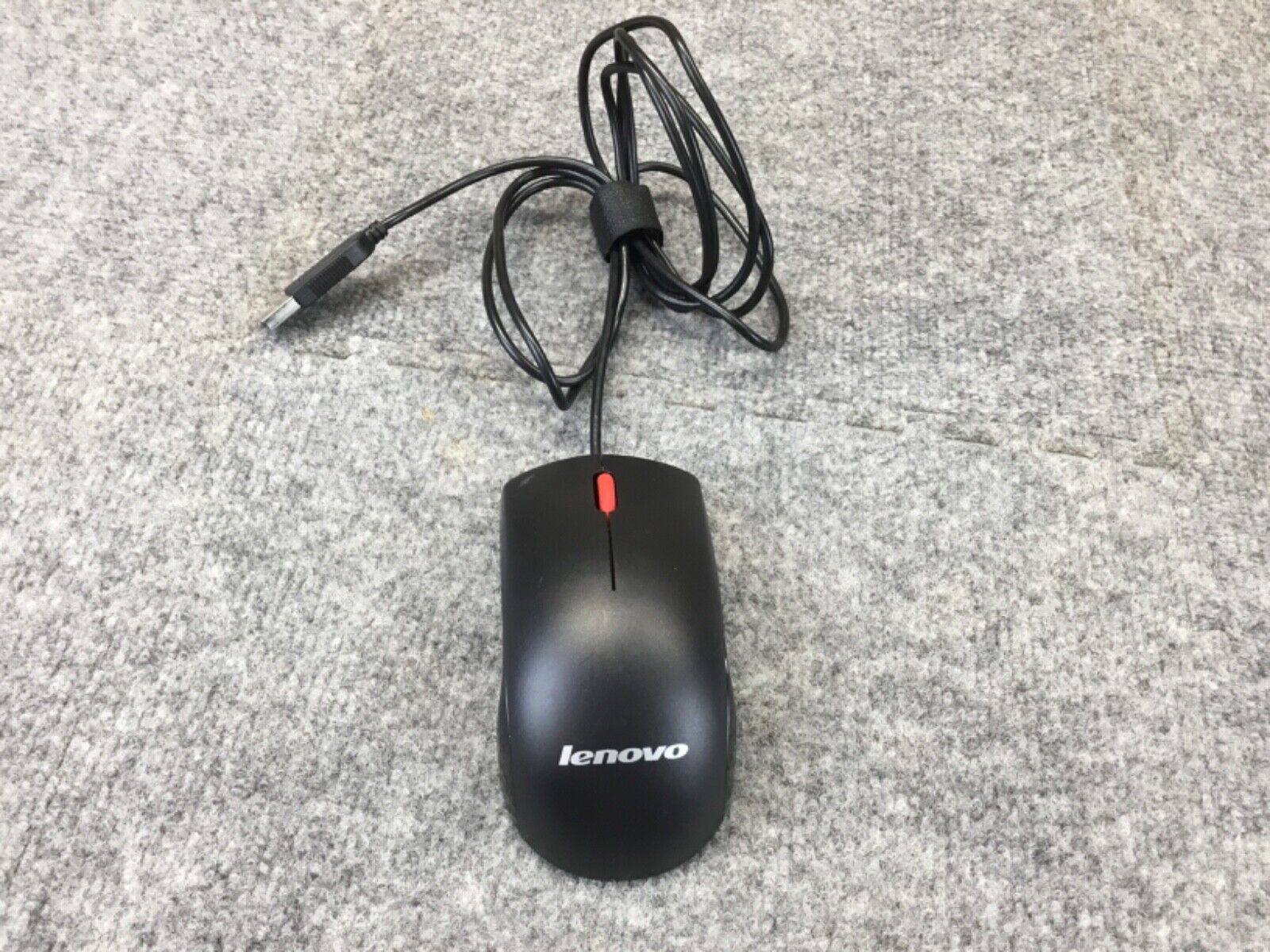 Lenovo Black Optical 3 Button Scroll USB Mouse MOEUUO 45J4886 - Mice ...