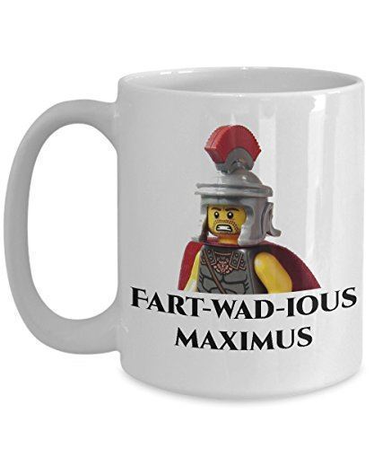 Farting Coffee Mug - Fart-wad-ious Maximus - 15oz Ceramic Farting Cup ...