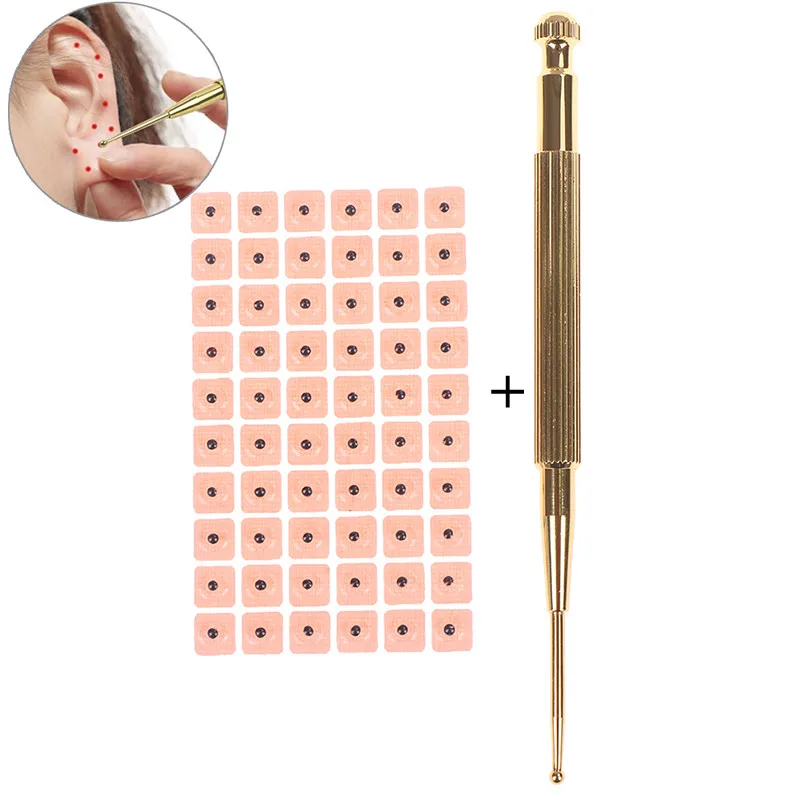 60/600pc Relaxation Ears Stickers Therapy Needle Auricular ...