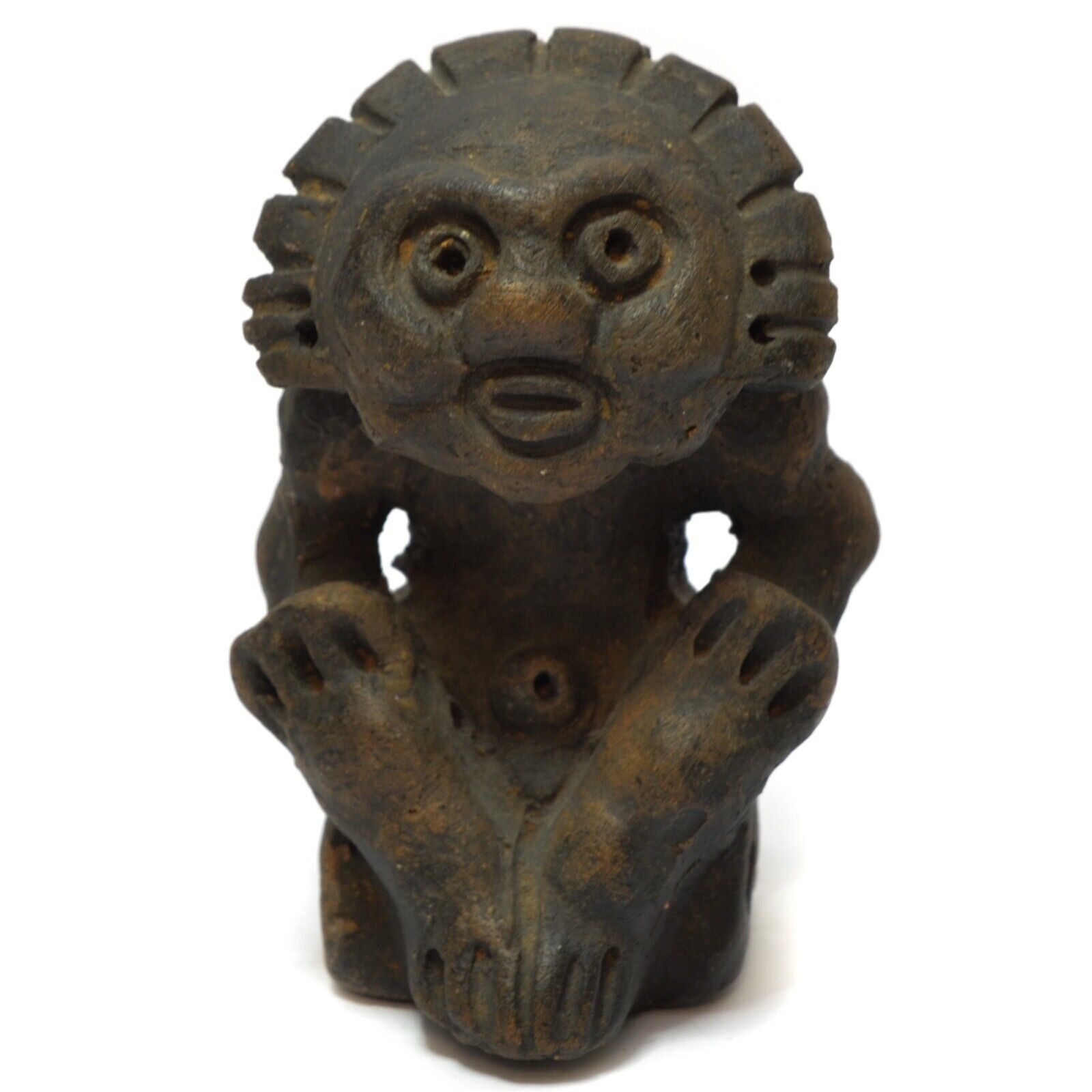 Vintage Aztec Inca Mayan Style Tribal Figure South American Decor ...