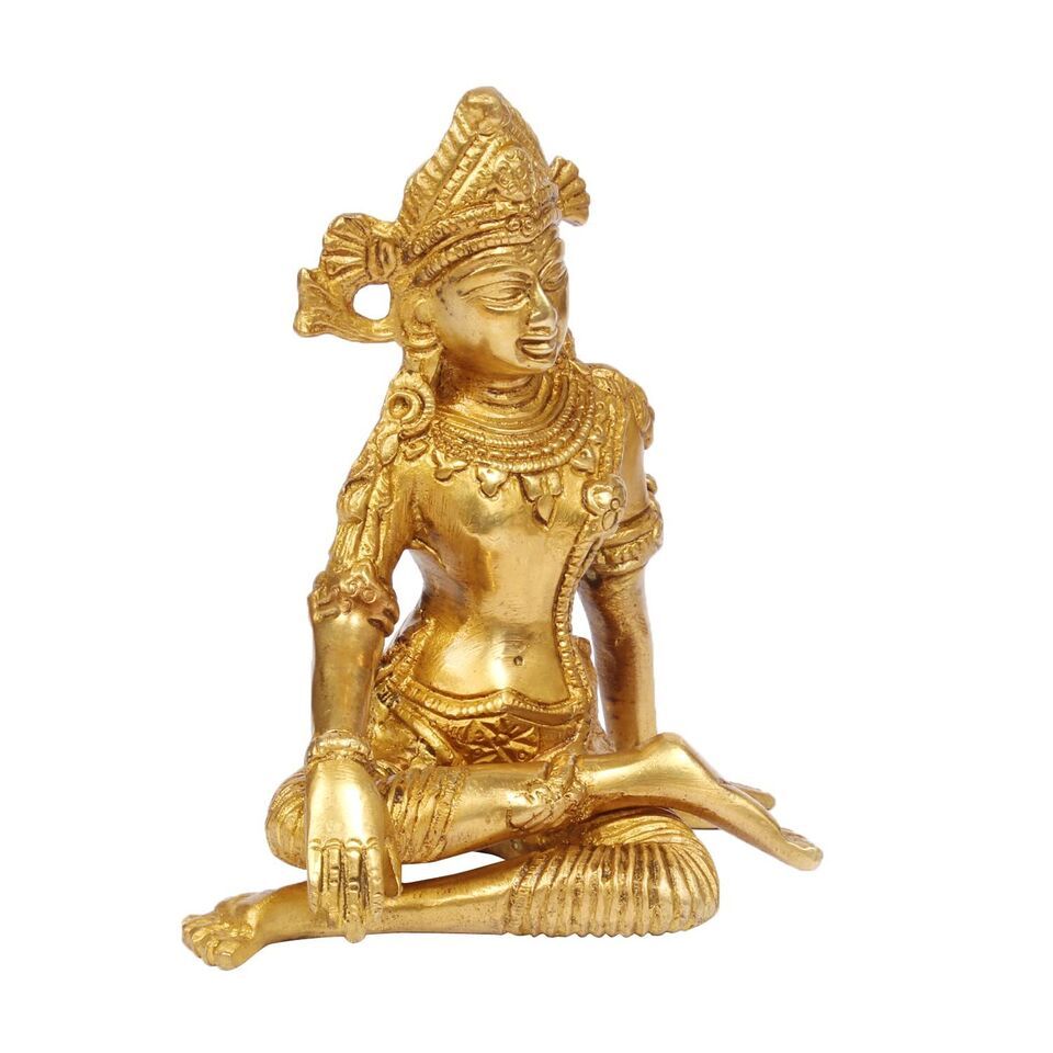 Handmade Hindu God Lord Indra Dev Statue Sculpture Idol Figurine ...
