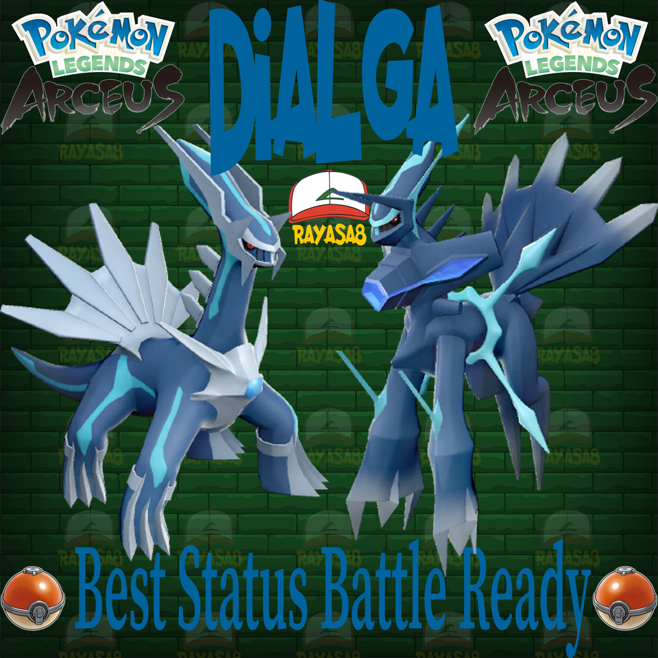Dialga Pokemon Legendary 6iv ALL Forms Best Status Legends Arceus Home - Video Game Consoles