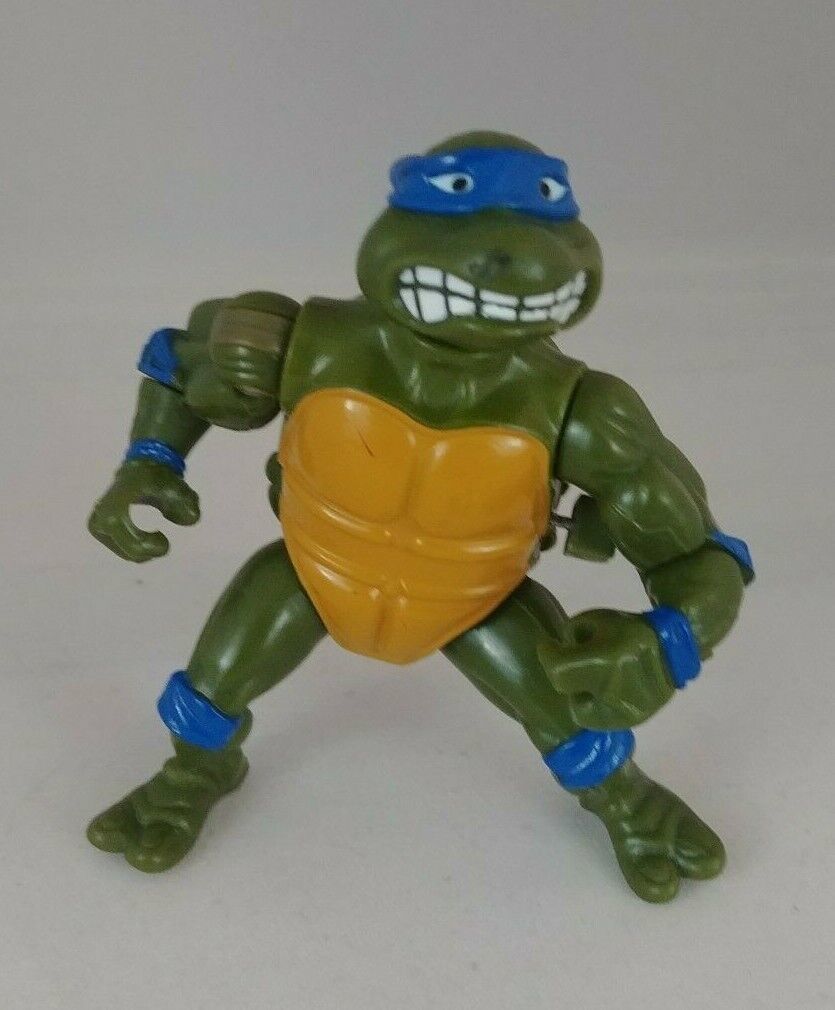 1990 Playmate TMNT Teenage Mutant Ninja Turtles Wacky Action Leonardo ...