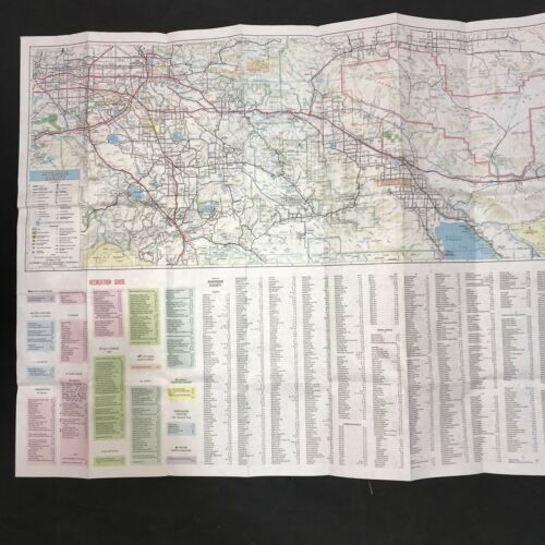 AAA Riverside Country and City Vintage 1989 Folded Street Tour Driving ...