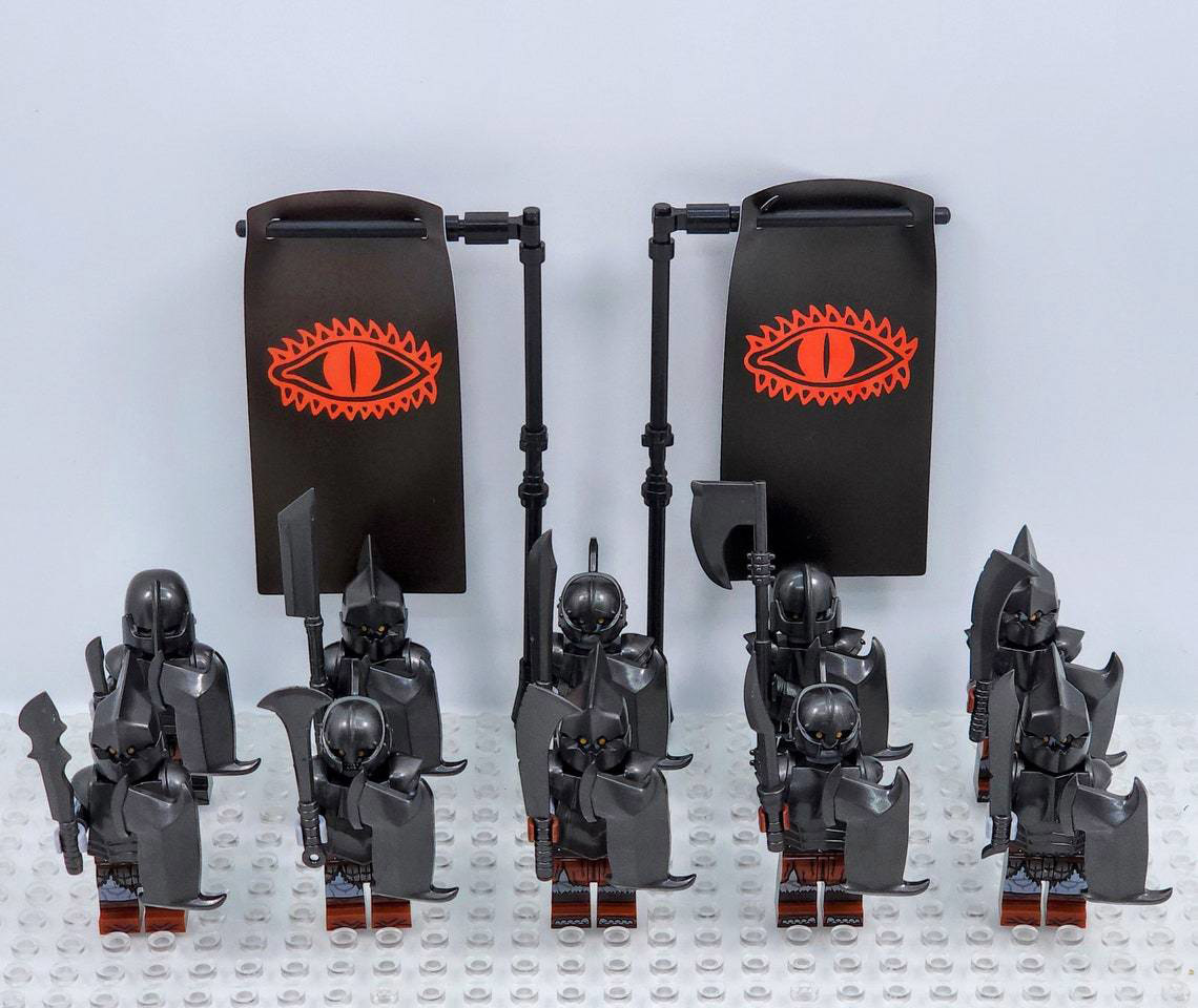 LOTR The Hobbit Gundabad Orcs 10 Minifigures Set - Building Toys & Blocks