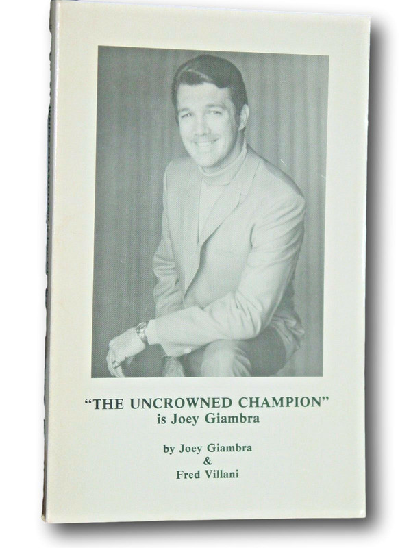 Rare The Uncrowned Champion, Joey Giambra, Middleweight Boxing Champion ...