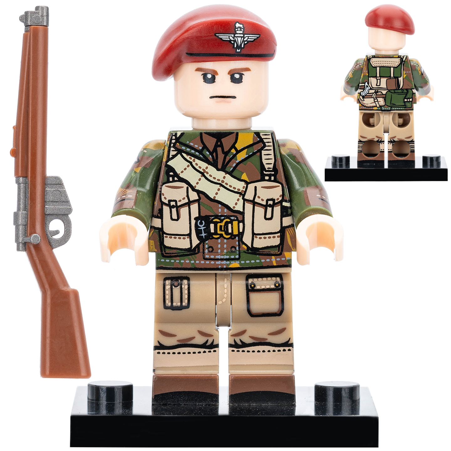WW2 British Paratrooper Minifigures Minifigs Toy Gift - Building Toy ...
