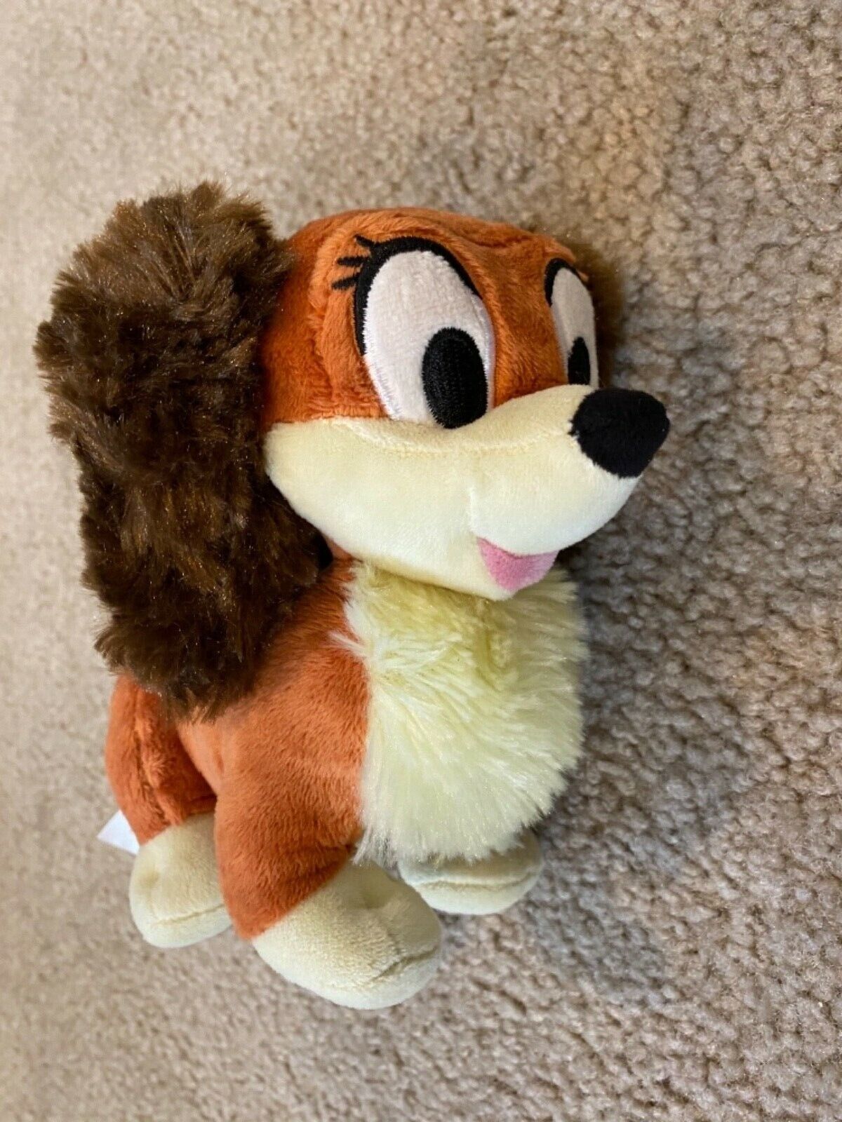 Disney Store Minnie Mouse Dog FIFI Stuffed Plush standing 6” Tall ...