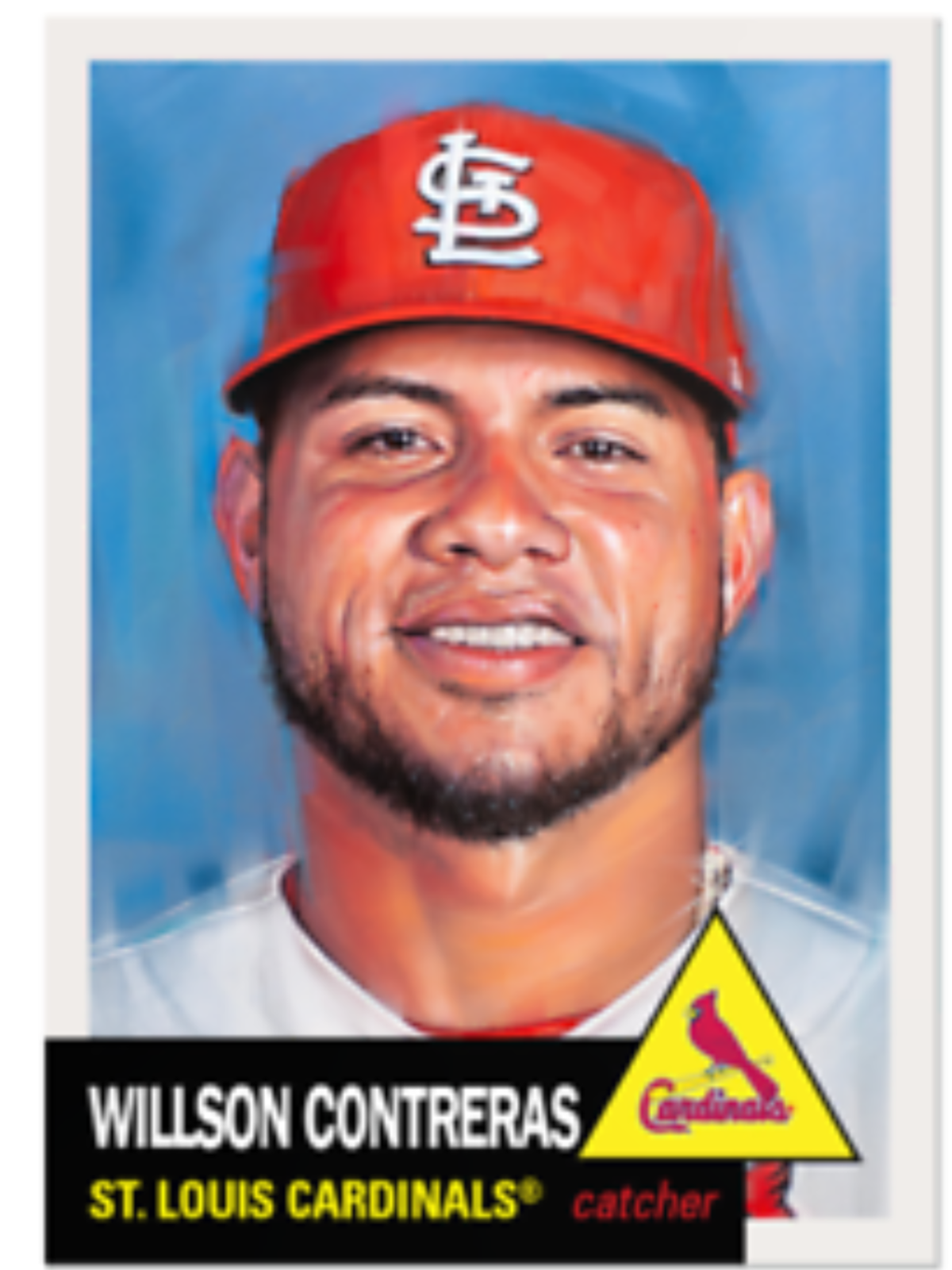 Wilson Contreras First Cardinals Card - Baseball-MLB