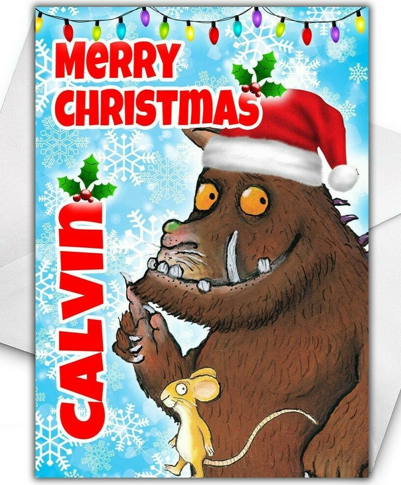 GRUFFALO Personalised Christmas Card - The Gruffalo Christmas Card ...