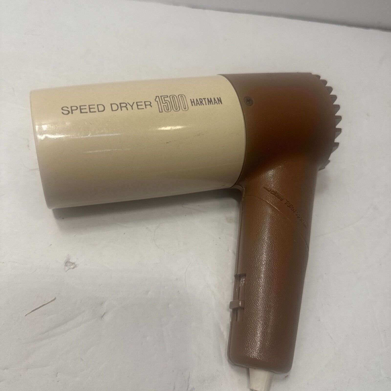 Vintage Speed Dryer 1500 Hartman Hair Blower Styling Travel Folding 1500W - Hair Dryers