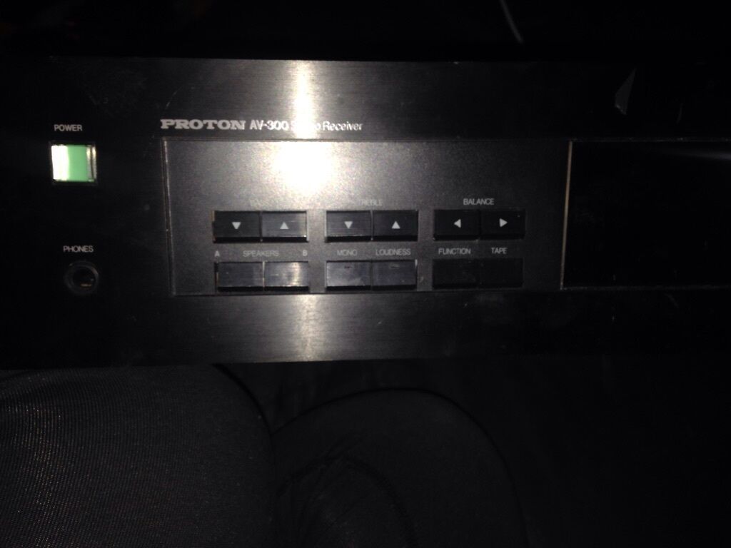 Proton av-300 Estéreo Receiver-Rare Vintage Partes - Vintage Stereo ...
