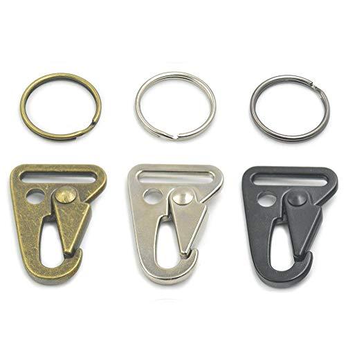 Bluemoona 6 Sets - 25mm Triglides Spring Gate Snap Bags Buckle ...