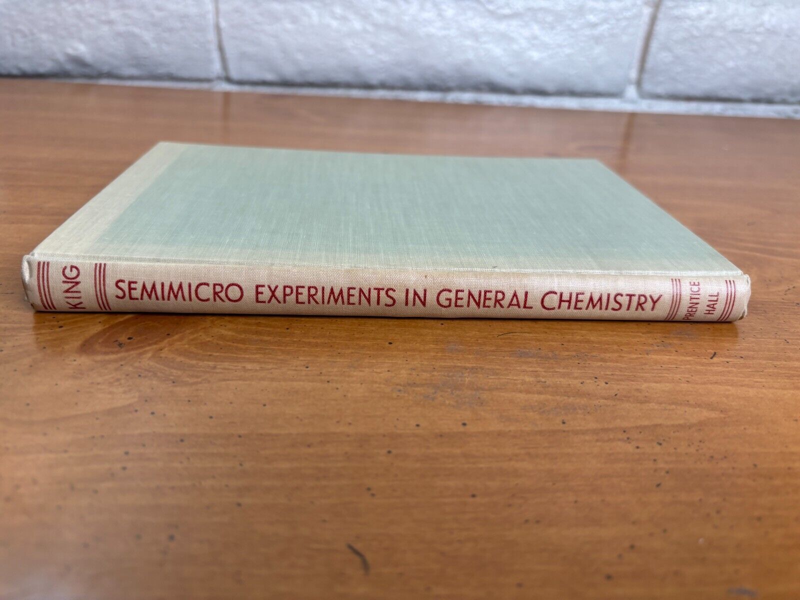 1947 Chemistry Textbook - Semimicro Experiments in General Chemistry ...