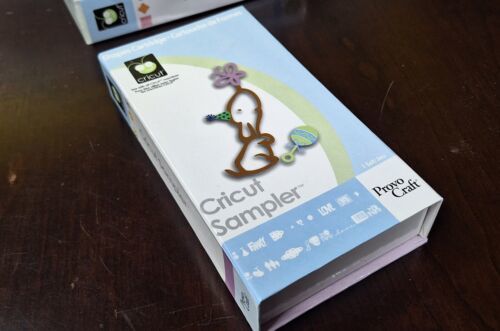 Cricut Cartridge Cricut Sampler complete with box Sign Making Vinyl ...