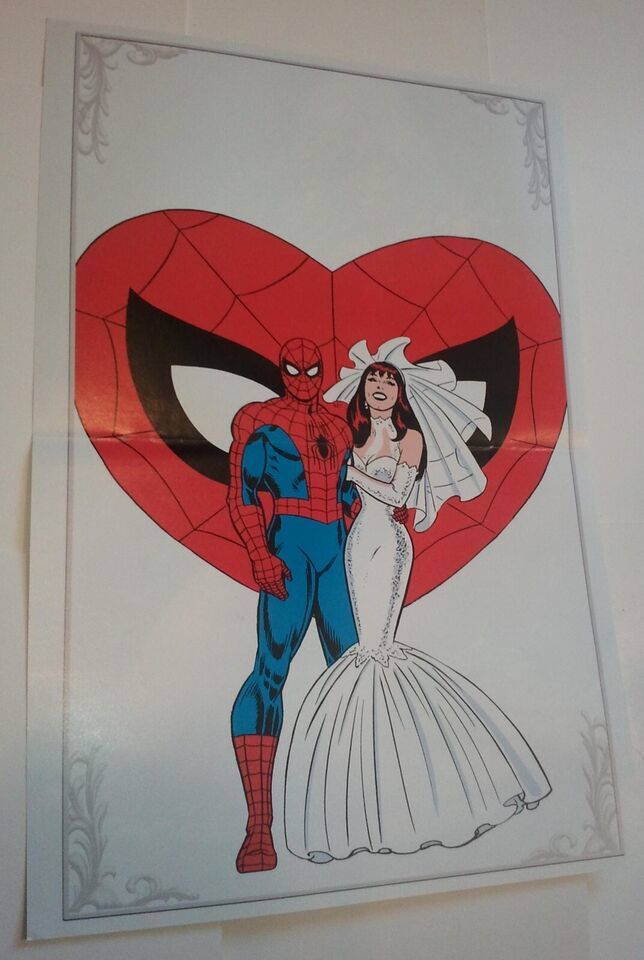 Spider-Man Poster #152 Wedding Peter Parker Mary Jane Watson by John ...