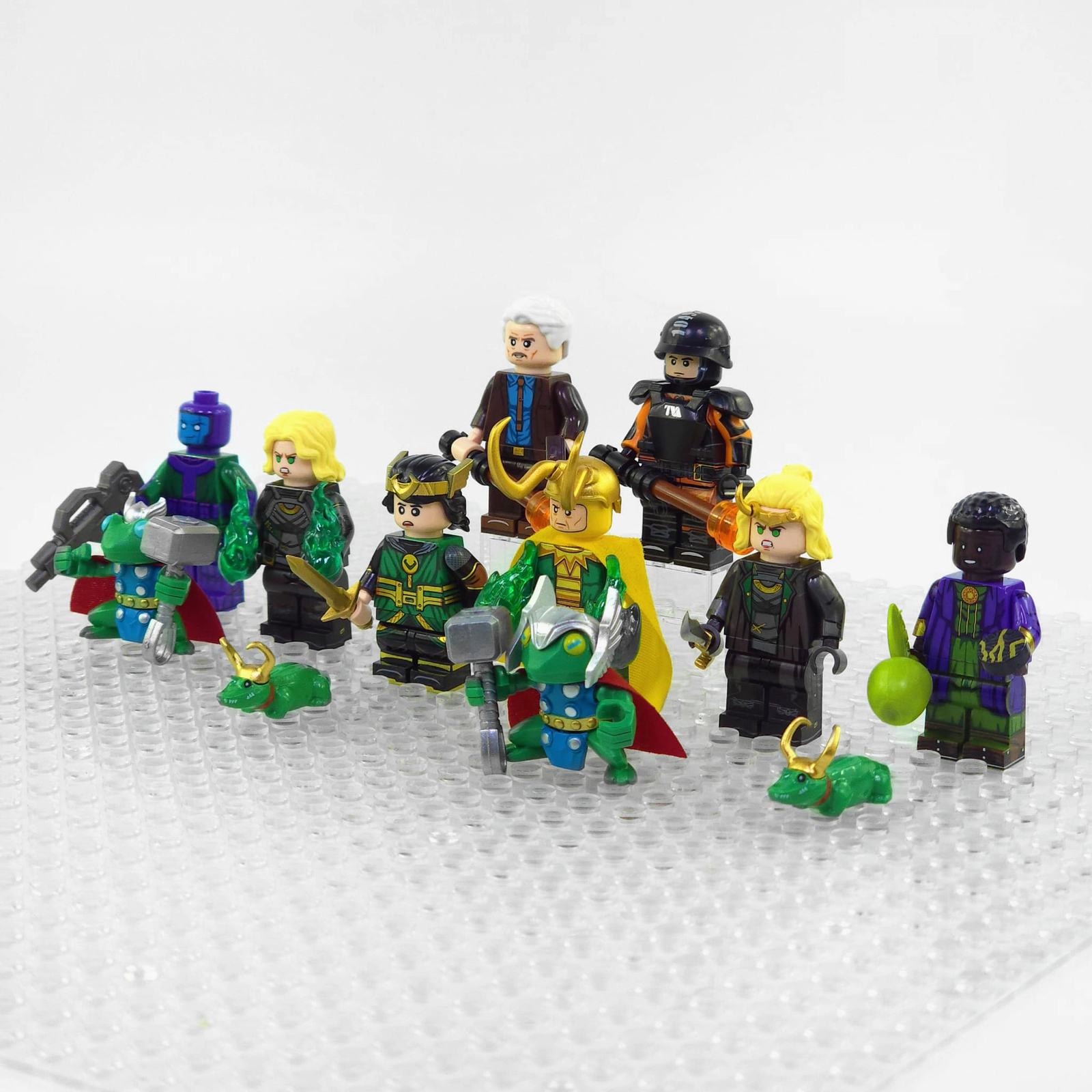 Loki Variants Sylvie Mobius TVA Hunter Kang the Conqueror 8pcs ...